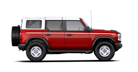 Ford Broncos Rojos Y Blancos Open Show En Ford Bronco: Sonido Y Estilo