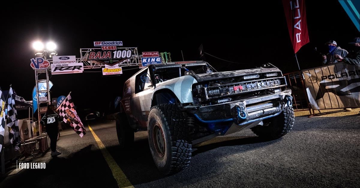 Ford Bronco R Race completó la Carrera Baja 1000 | Blog Ford